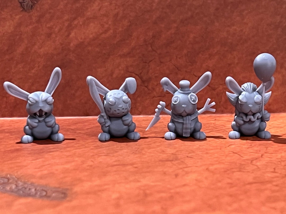Horror Movie Miniatures - Year of the Rabbit - Etsy