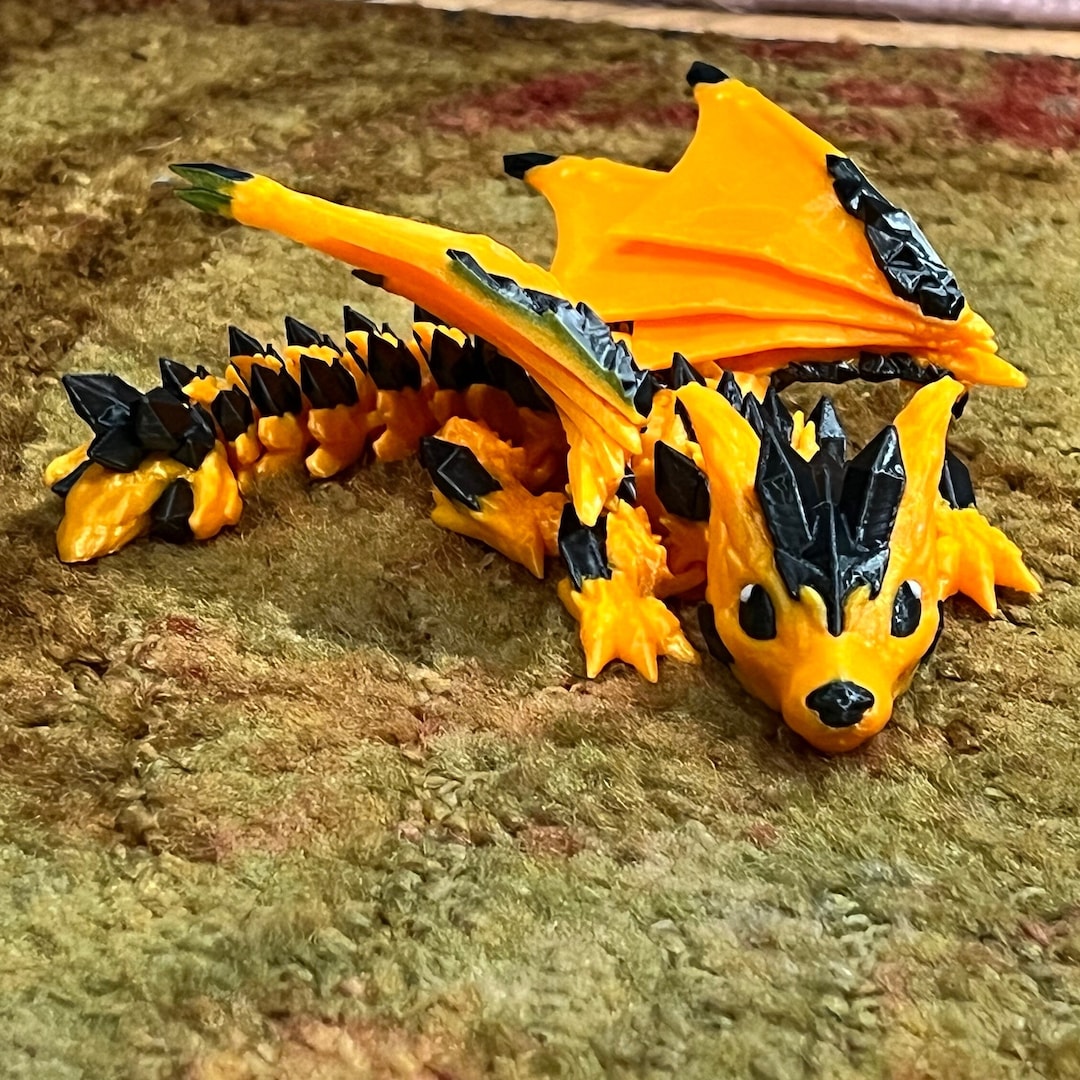 Flying Wolf Dragon Articulated Toy - Etsy