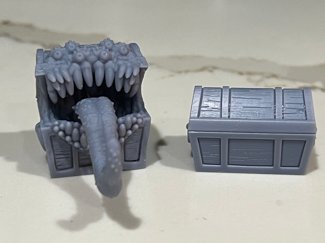 Mimic Chest 3D Print Before and After - Etsy