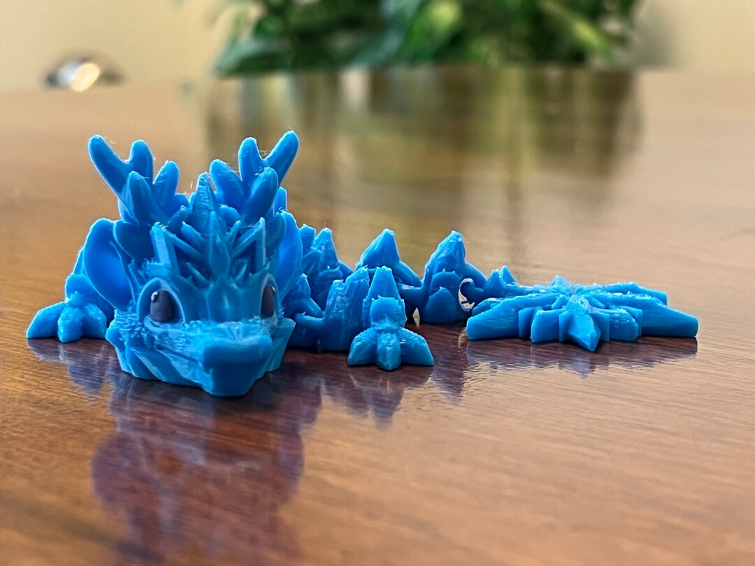 Winter Dragon With Snowflakes. 6.5 to 25 Inches Long - Etsy