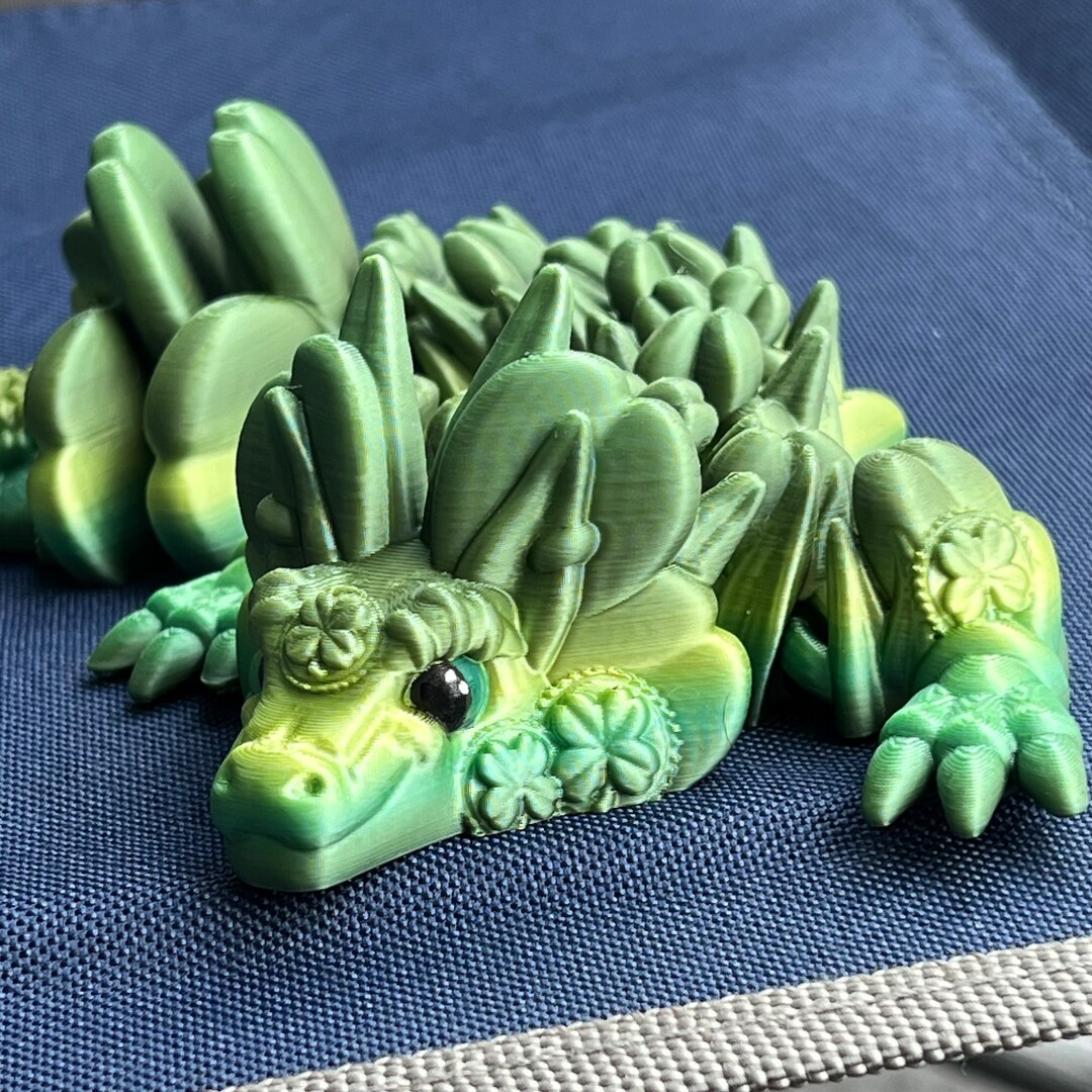 Clover Dragon - Etsy