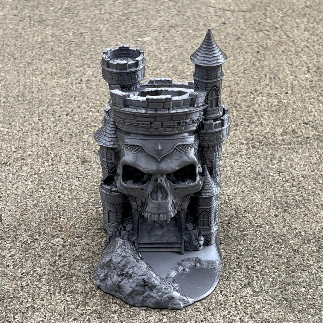 Skull Citadel Mini Dice Tower - Etsy