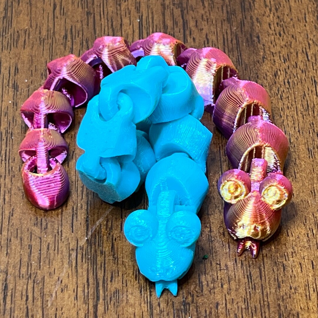 Silly Articulated Snakes. 5.5 Inches Long - Etsy