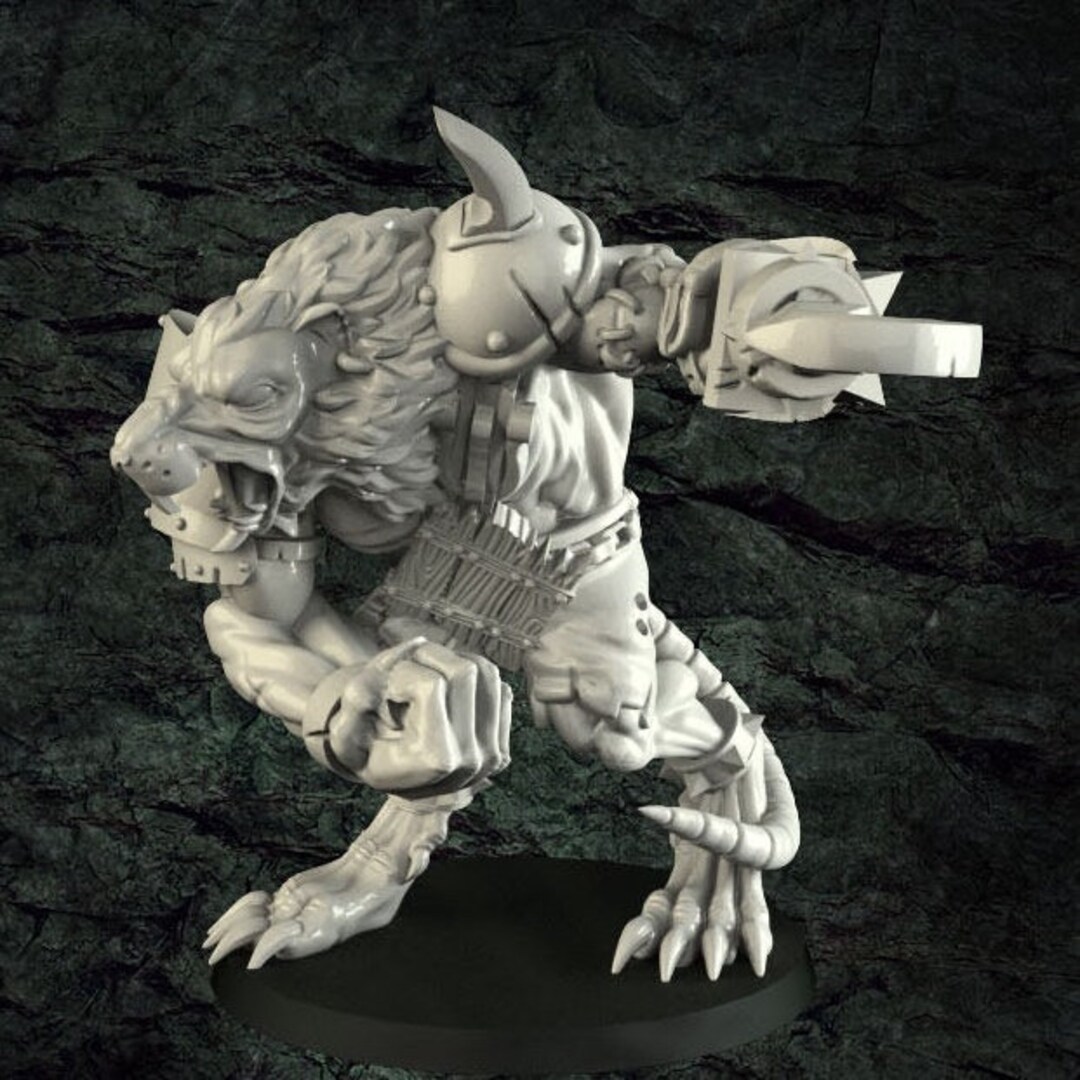 Rat Ogre Miniature - Etsy