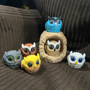 Owl Puffs - Etsy
