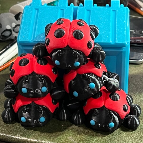 Blue Ladybug - Etsy