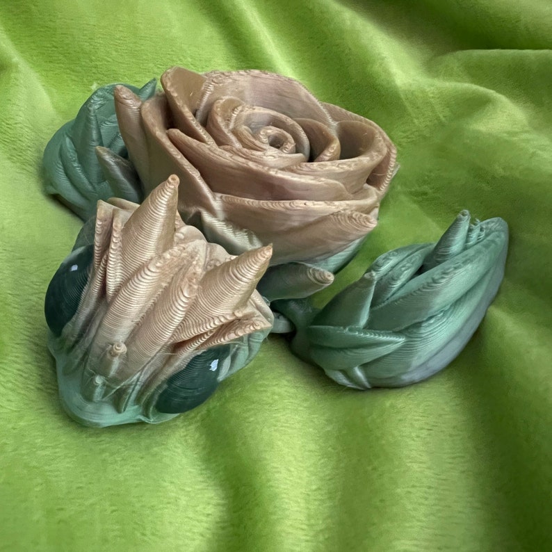 Beautiful Articulated Rose Turtle 5 Inches - Etsy