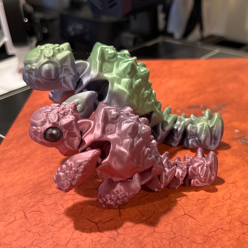 Ankylosaurus Flexi Dinosaur in 2 Sizes - Etsy