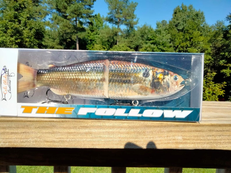 9" Thread Fin Shad - Etsy