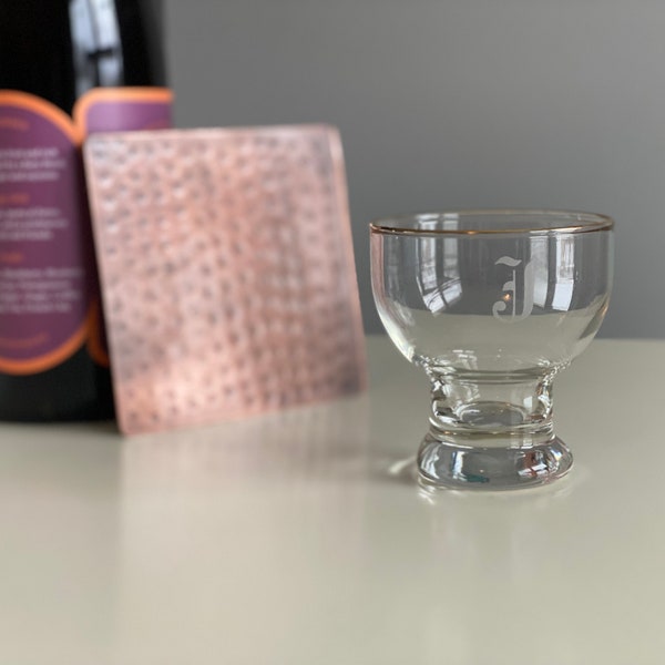 Gold Rimmed Cocktail Glasses Etsy