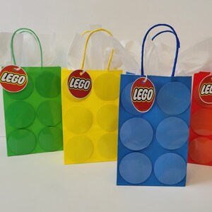 Personalized Blocks Inspired Goodie Bags - 8pk - Etsy