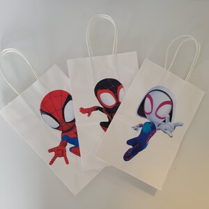 Personalized Spidey Inspired Goodie Bags - 8pk - Etsy