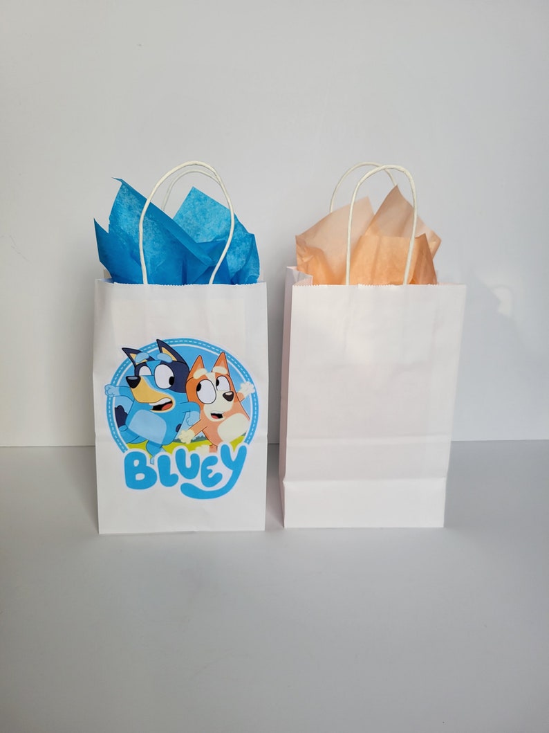 Personalized Bluey Inspired Goodie Bags 8pk - Etsy