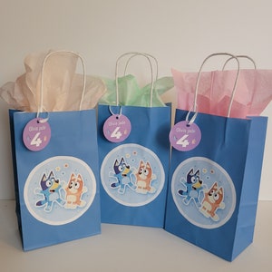 Personalized Bluey Inspired Goodie Bags - 8pk - Etsy
