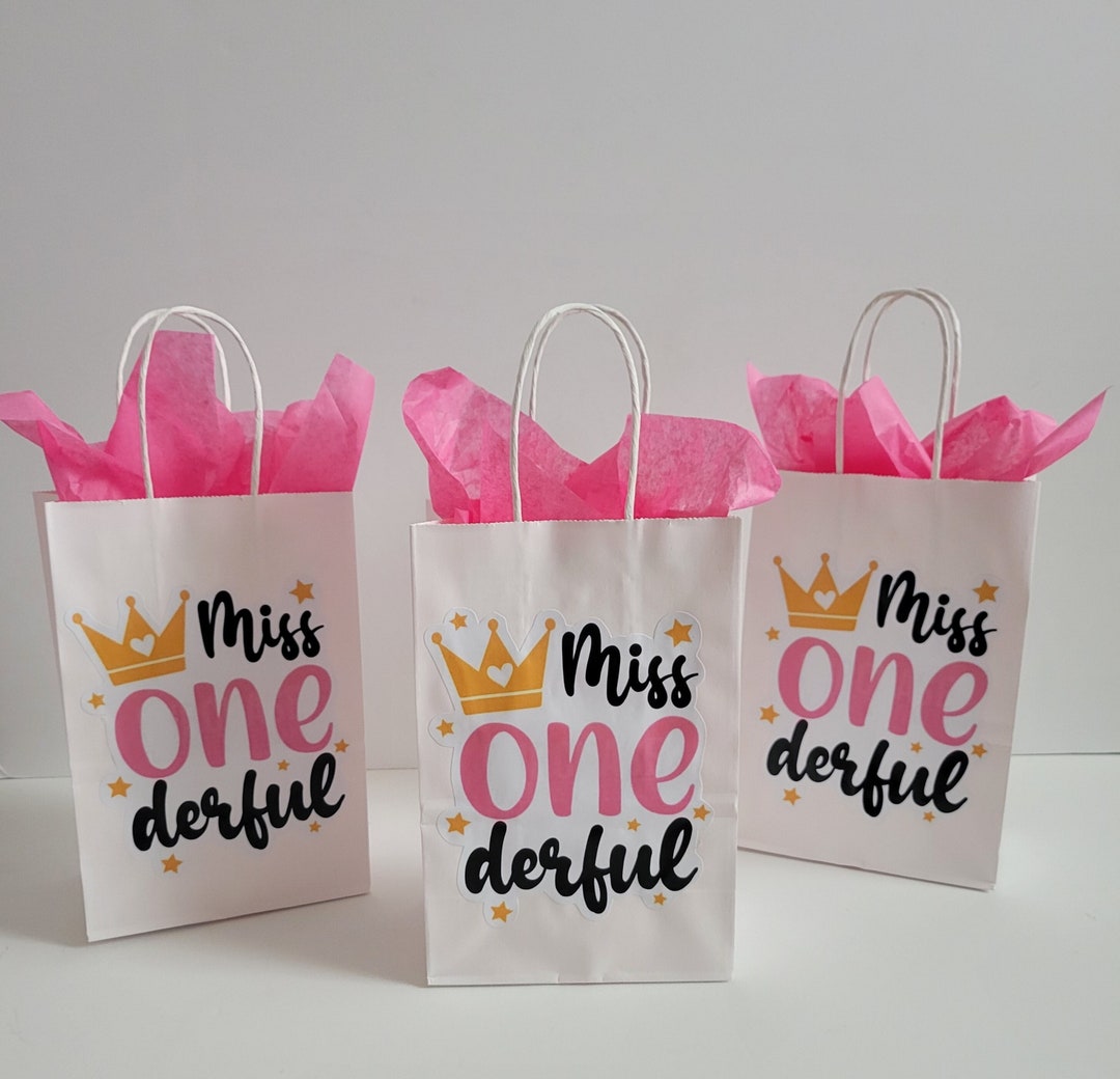 Personalized 1st Birthday Goodie Bags - 8pk - Etsy
