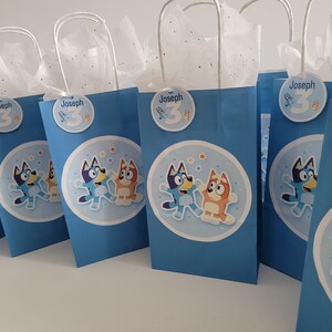Personalized Bluey Inspired Goodie Bags - 8pk - Etsy