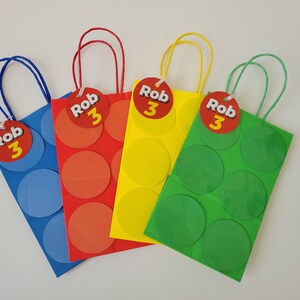 Personalized Blocks Inspired Goodie Bags - 8pk - Etsy