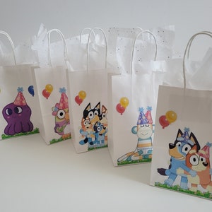 Personalized Bluey Inspired Goodie Bags - 8pk - Etsy