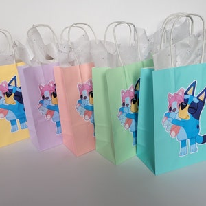 Personalized Bluey Inspired Goodie Bags - 8pk - Etsy