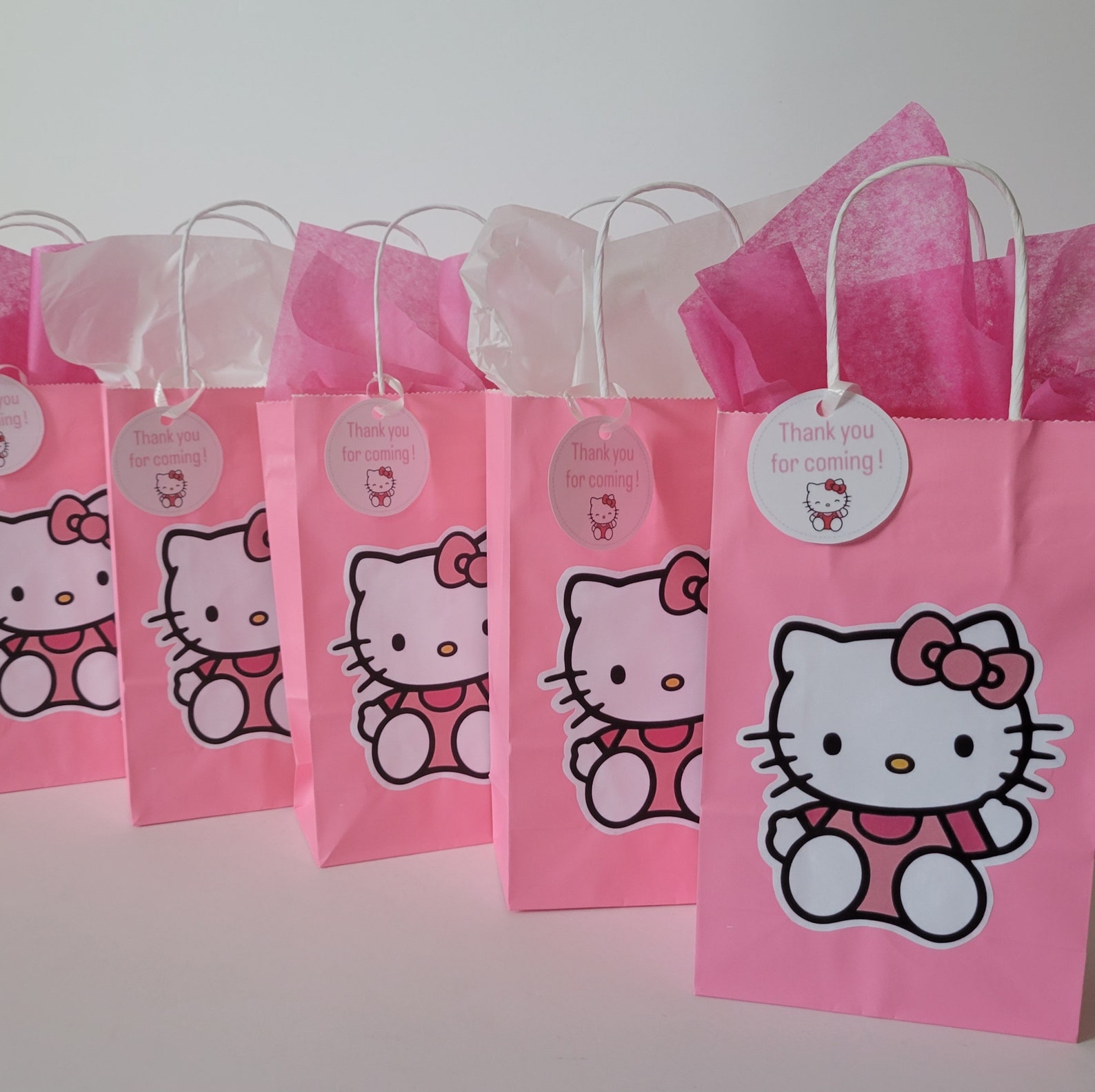 Personalized Hello Kitty Inspired Goodie Bags - 8pk - Etsy