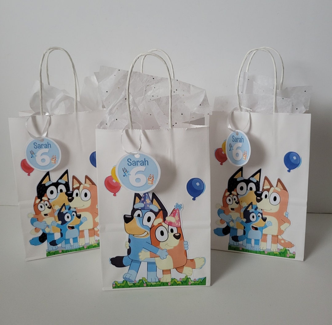 Personalized Bluey Inspired Goodie Bags - 8pk - Etsy