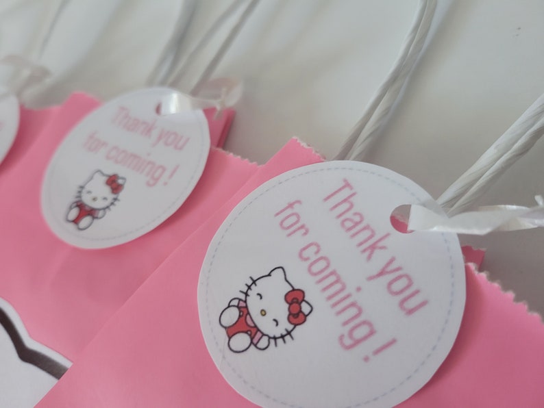Personalized Hello Kitty Inspired Goodie Bags - 8pk - Etsy