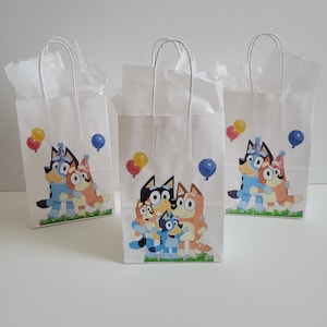 Personalized Bluey Inspired Goodie Bags - 8pk - Etsy