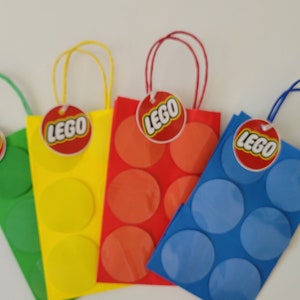 Personalized Blocks Inspired Goodie Bags - 8pk - Etsy
