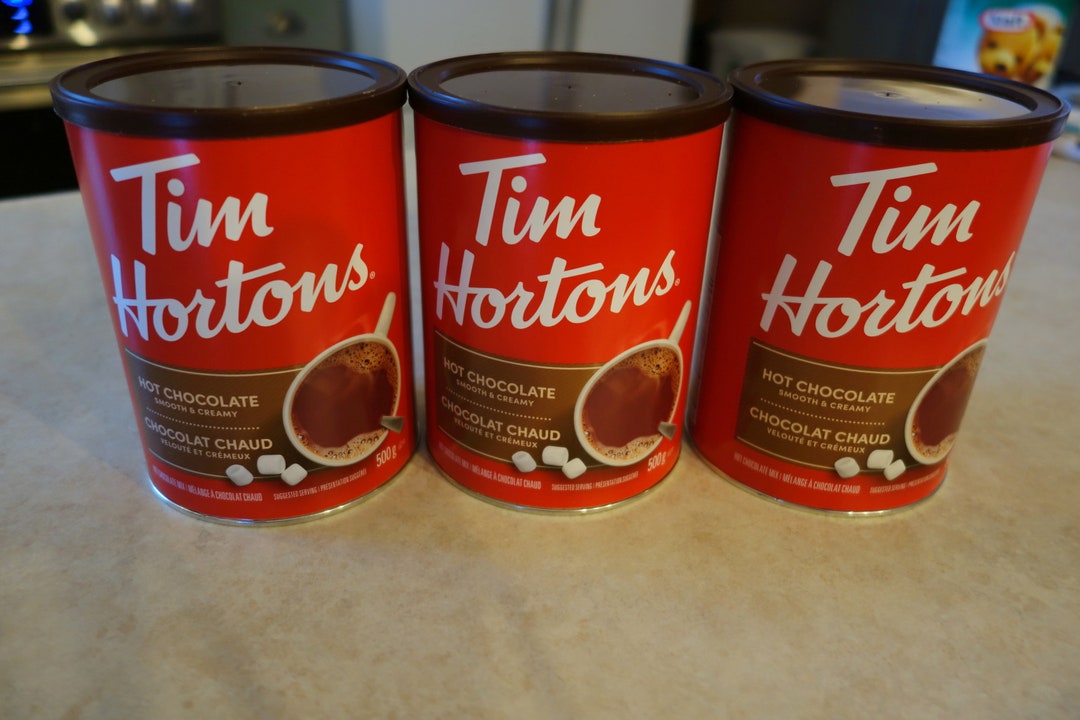 3 Tim Hortons Hot Chocolate Mix 500g /17.6oz FRESH & DELICIOUS - Etsy