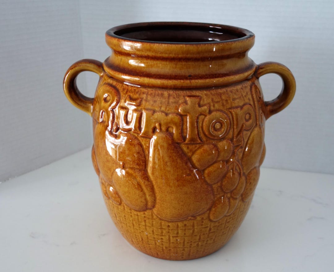 Rumtopf Jar West Germany Vintage Pottery Keramik. 820 28 Rum Pot - Etsy