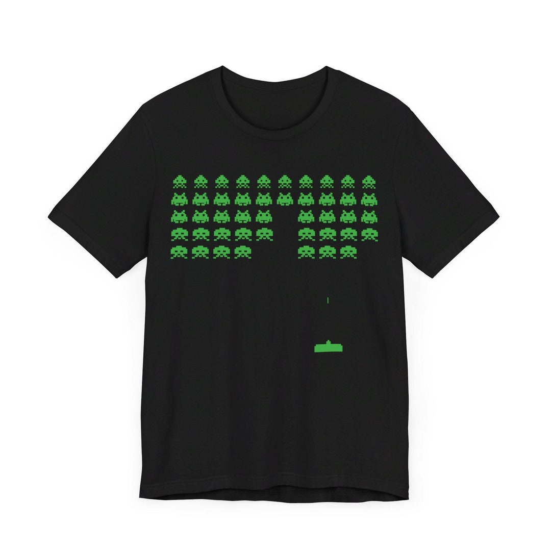 Space Invaders T-shirt, Retro, Retro Game, Video Game, Space Invaders ...
