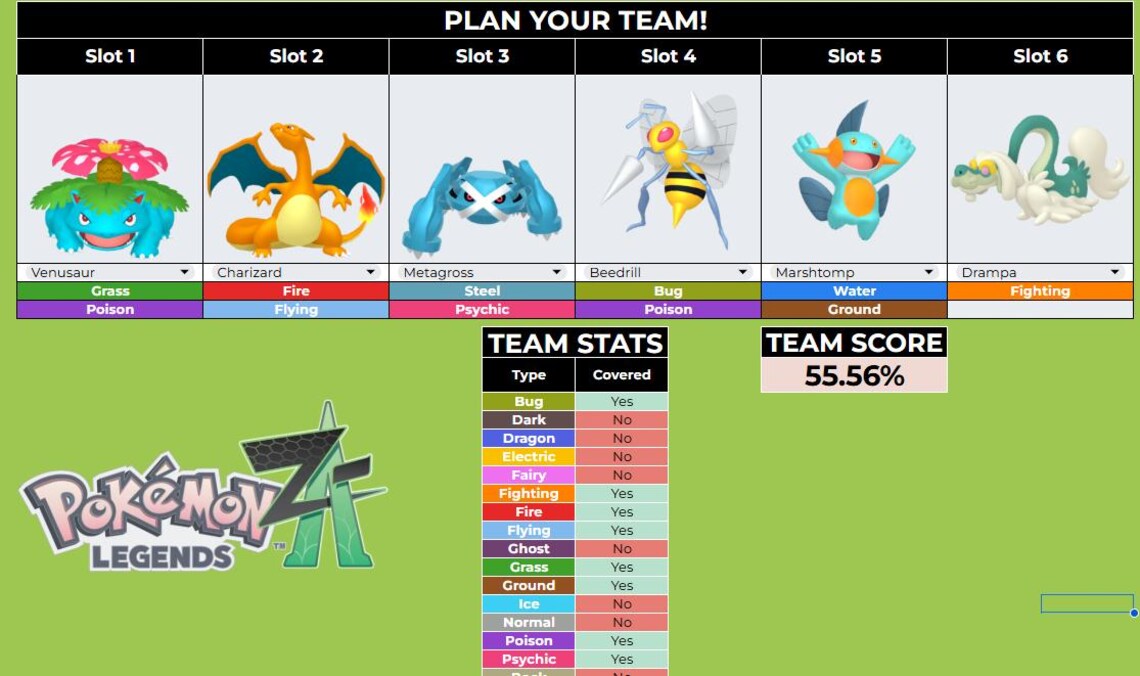 Pokémon Legends Z-A Tracker & Team Builder | Interactive Pokédex, Shiny ...