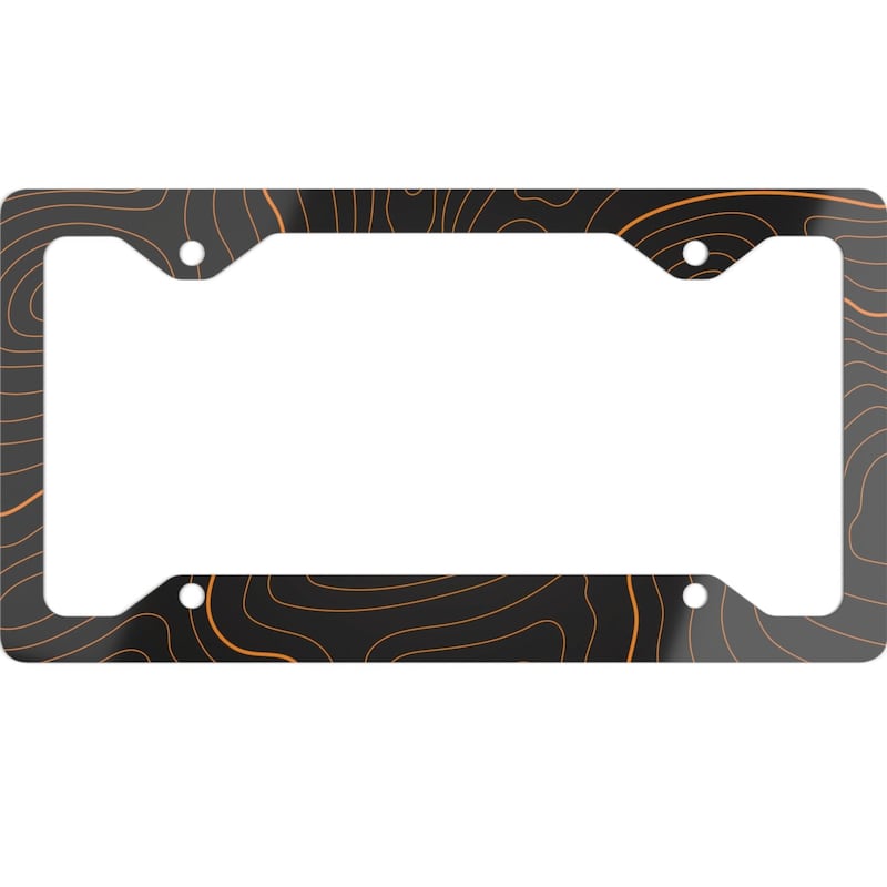 License Plate Map - Etsy