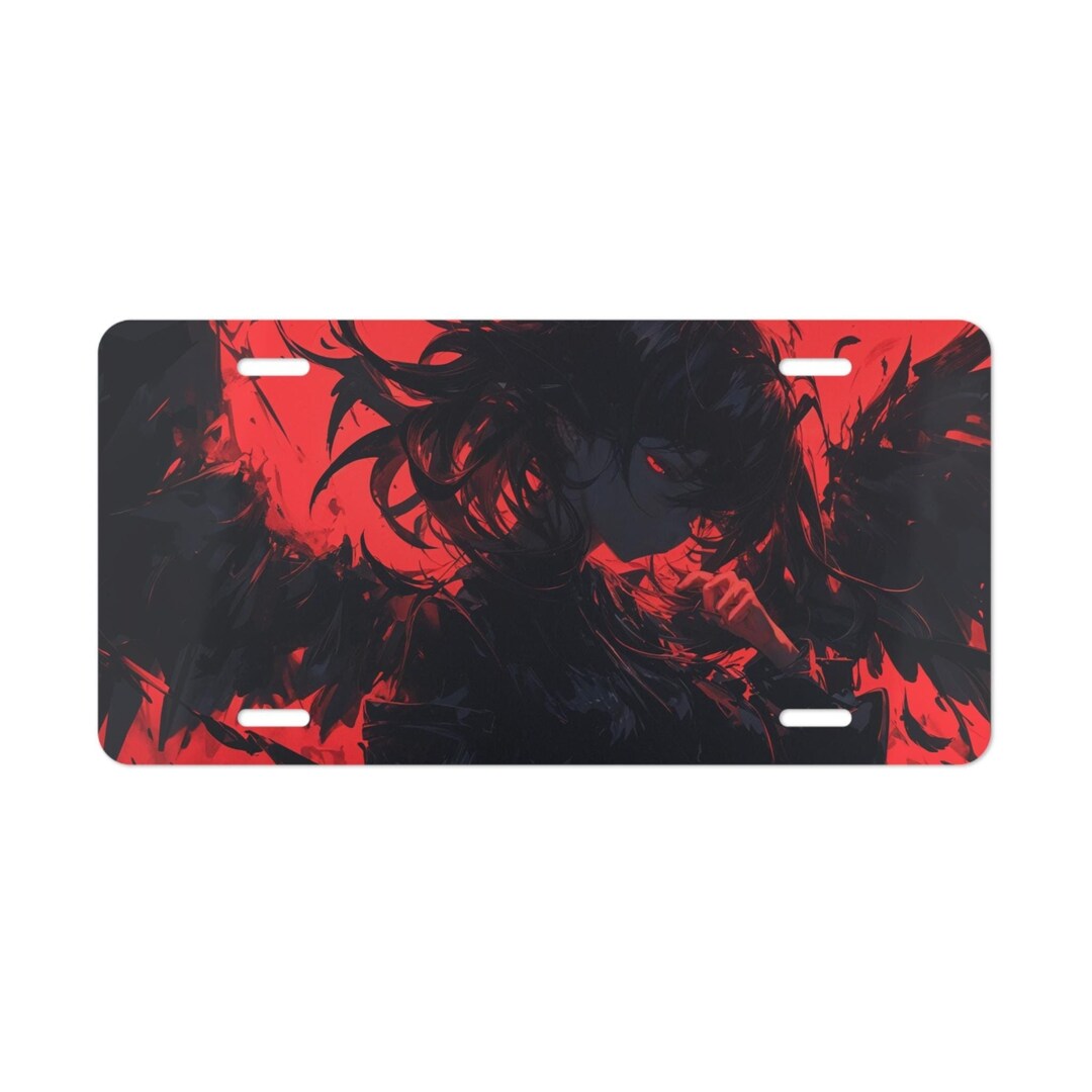 Ultra Slim Creepy Horror Lofi Aesthetic Anime Demon Aluminum Vanity ...