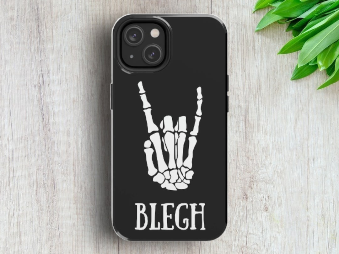 IPhone BLEGH Skeleton Hand Tough Phone Cases Case-mate - Etsy