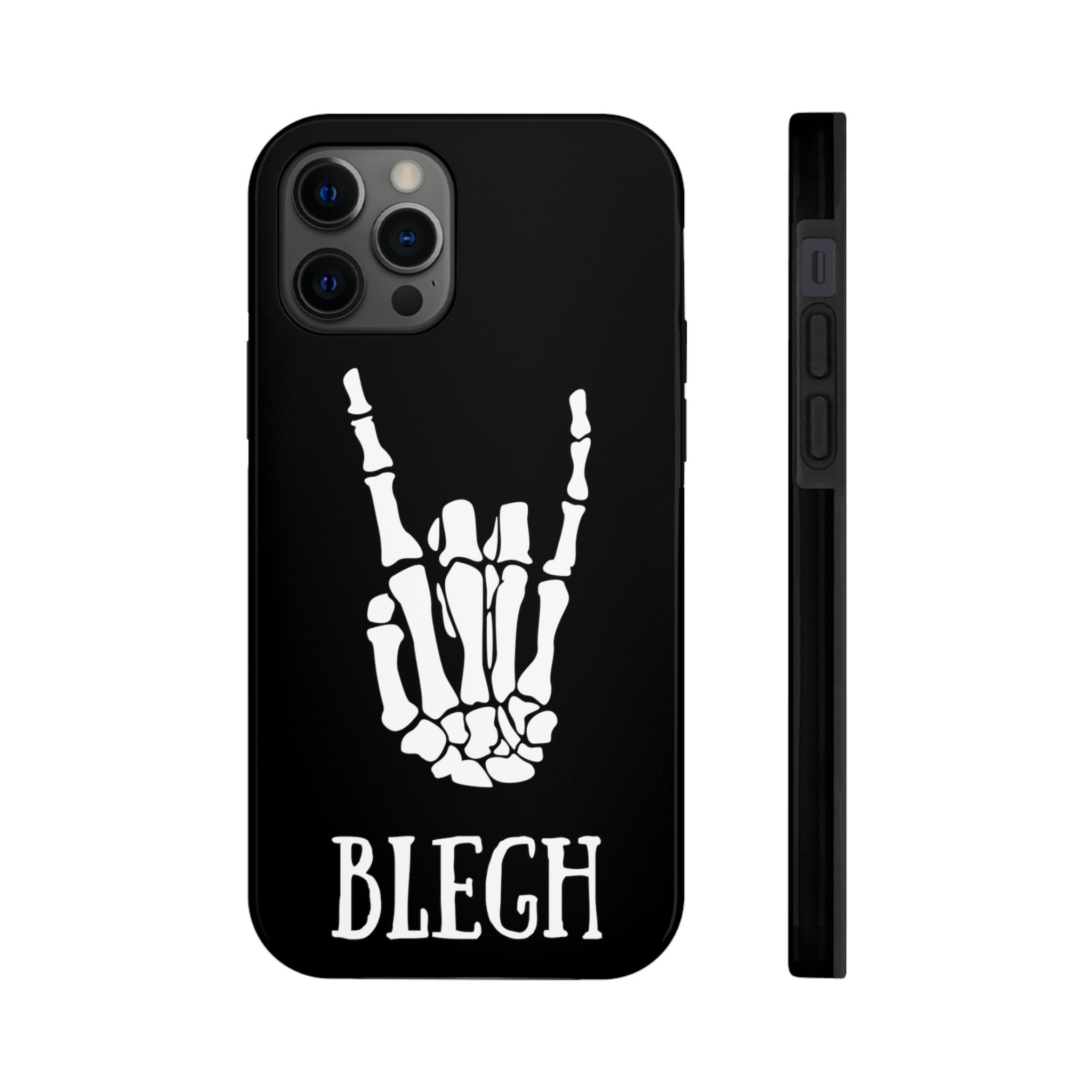 IPhone BLEGH Skeleton Hand Tough Phone Cases Case-mate - Etsy