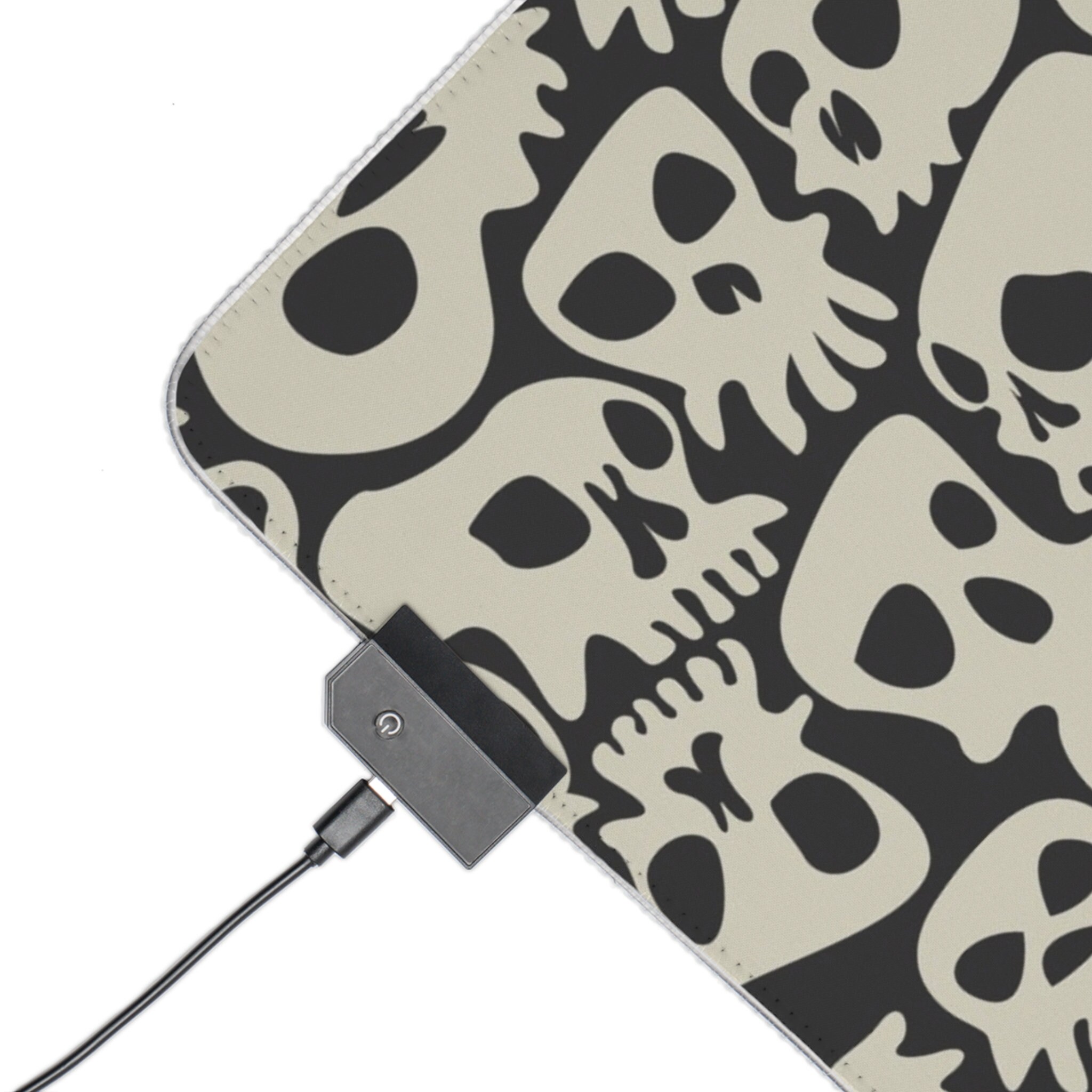 LED Cartoon Skull Desk Mat, Skull Desk Mat, Desk Accessories, Gaming ...