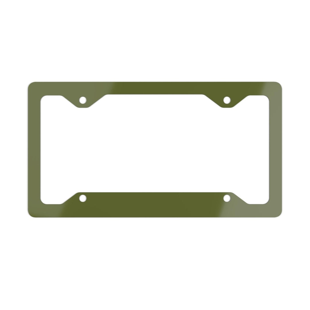Ultra Slim Olive Green License Plate Frame Car Accessories Gift for Her ...