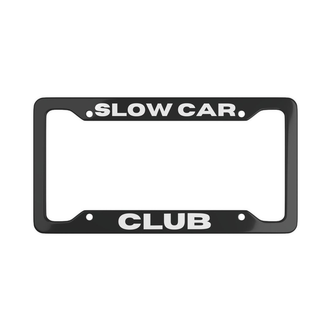 Ultra Slim Slow Car Club Metal License Plate Frame JDM Car Lover Gift ...