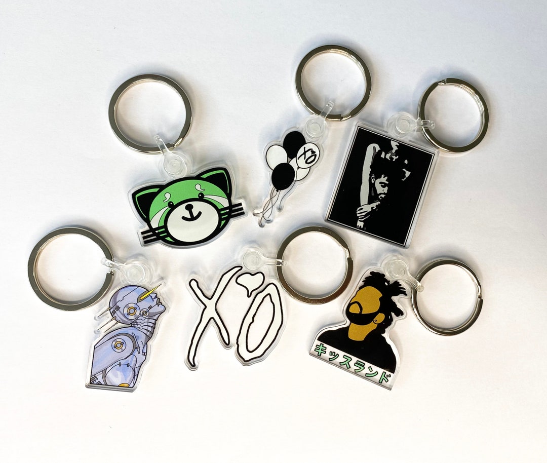 The Weeknd Keychain the Weeknd Merchandise - Etsy UK