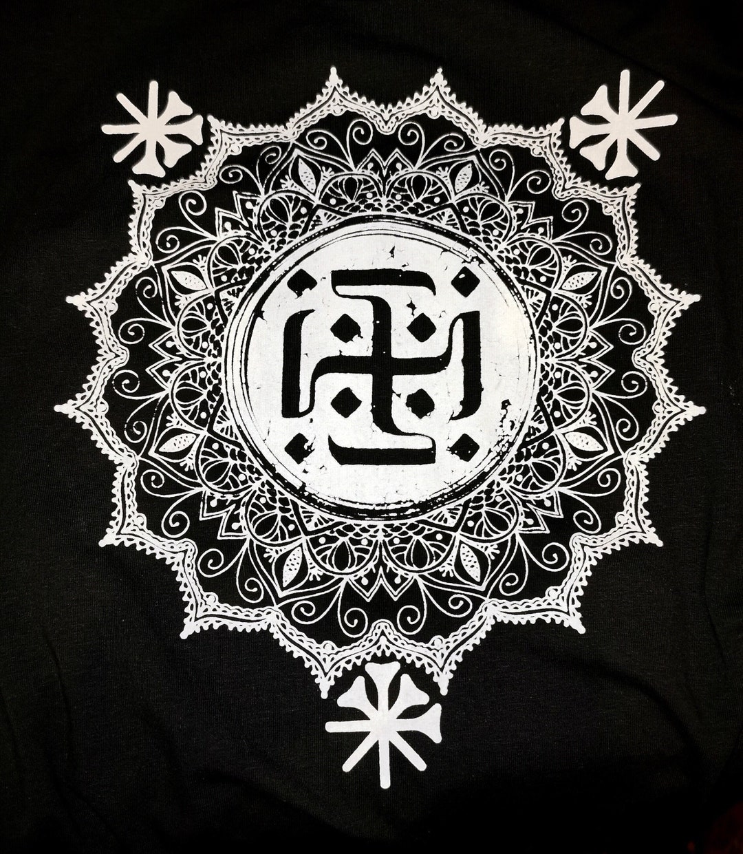 Dingir Swastika Backpatch,sumerian Mythology Ritual Cloth,pagan Apparel ...