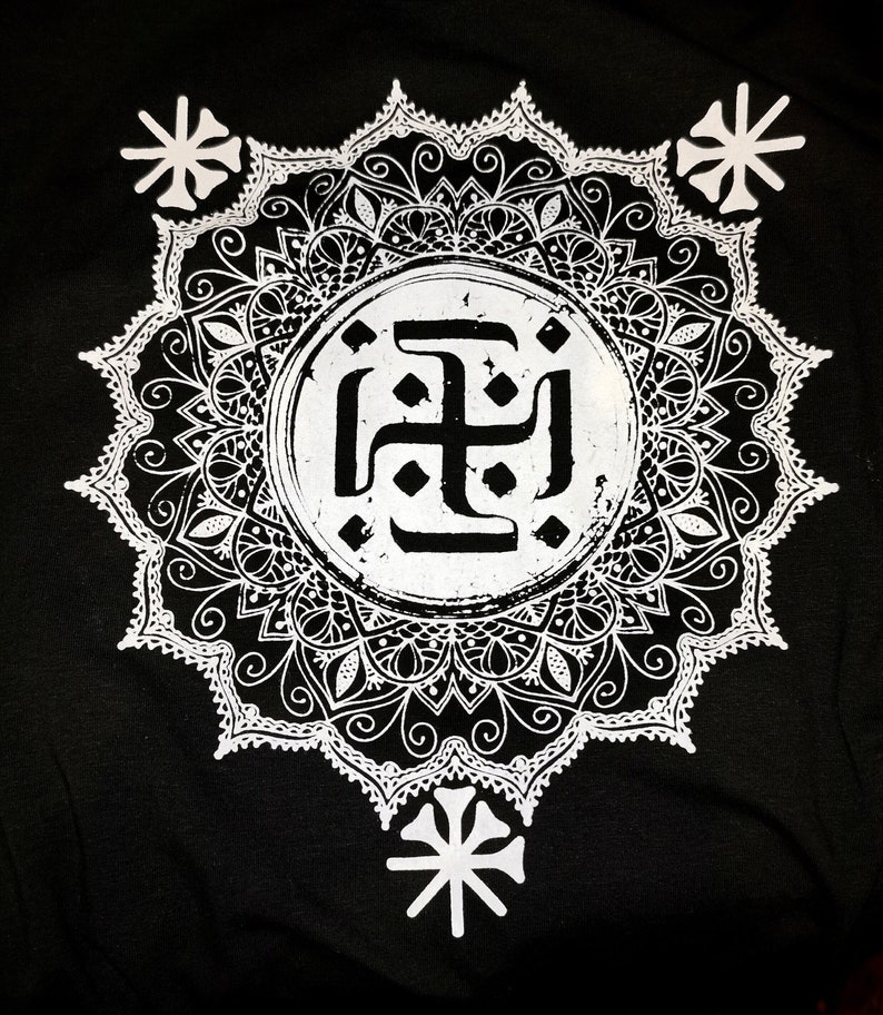 Dingir Swastika Backpatch,sumerian Mythology Ritual Cloth,pagan Apparel ...