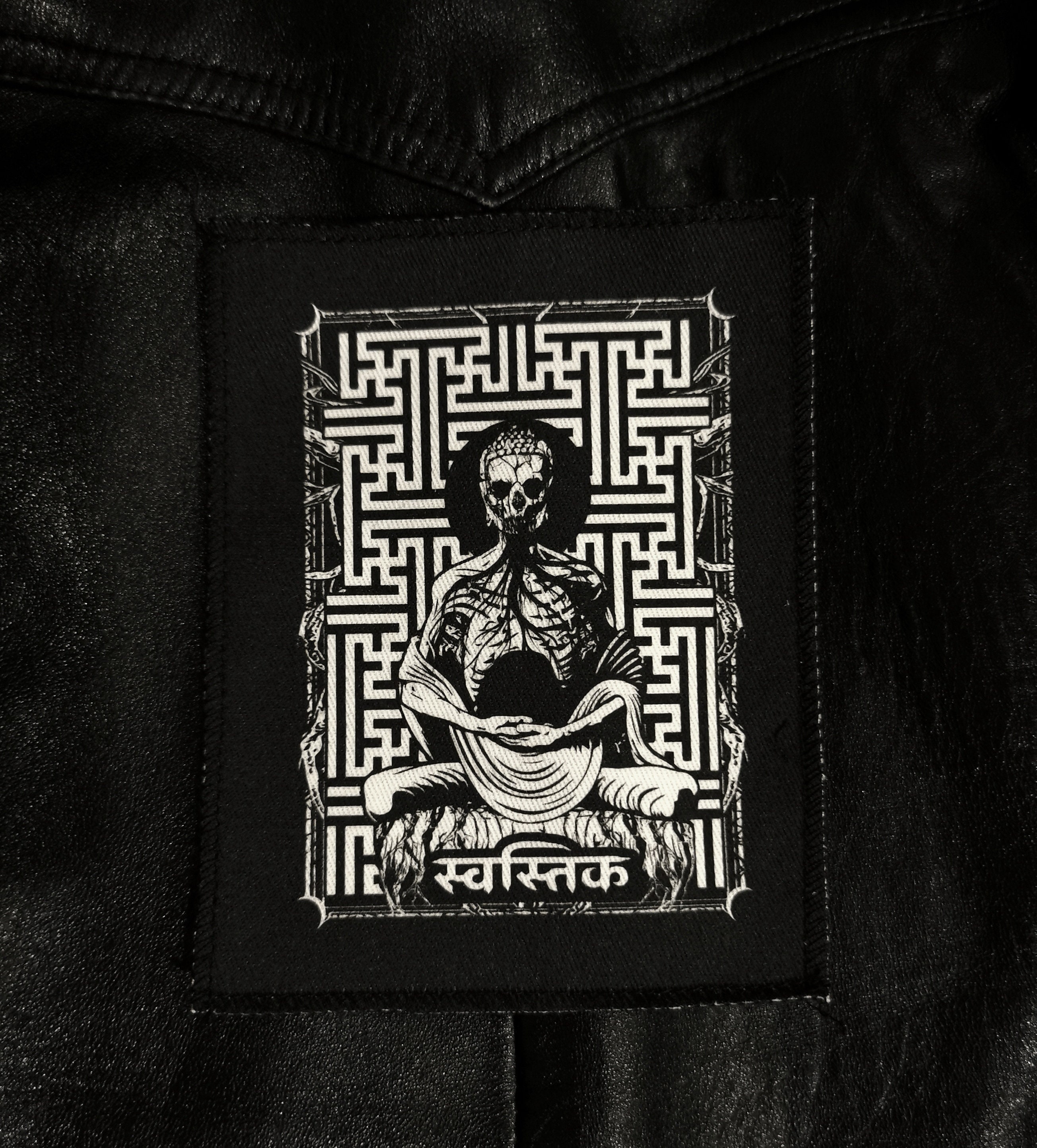 Sayagata Buddha Patch,ancient Swastika Cloth,oriental Buddhist Ritual ...