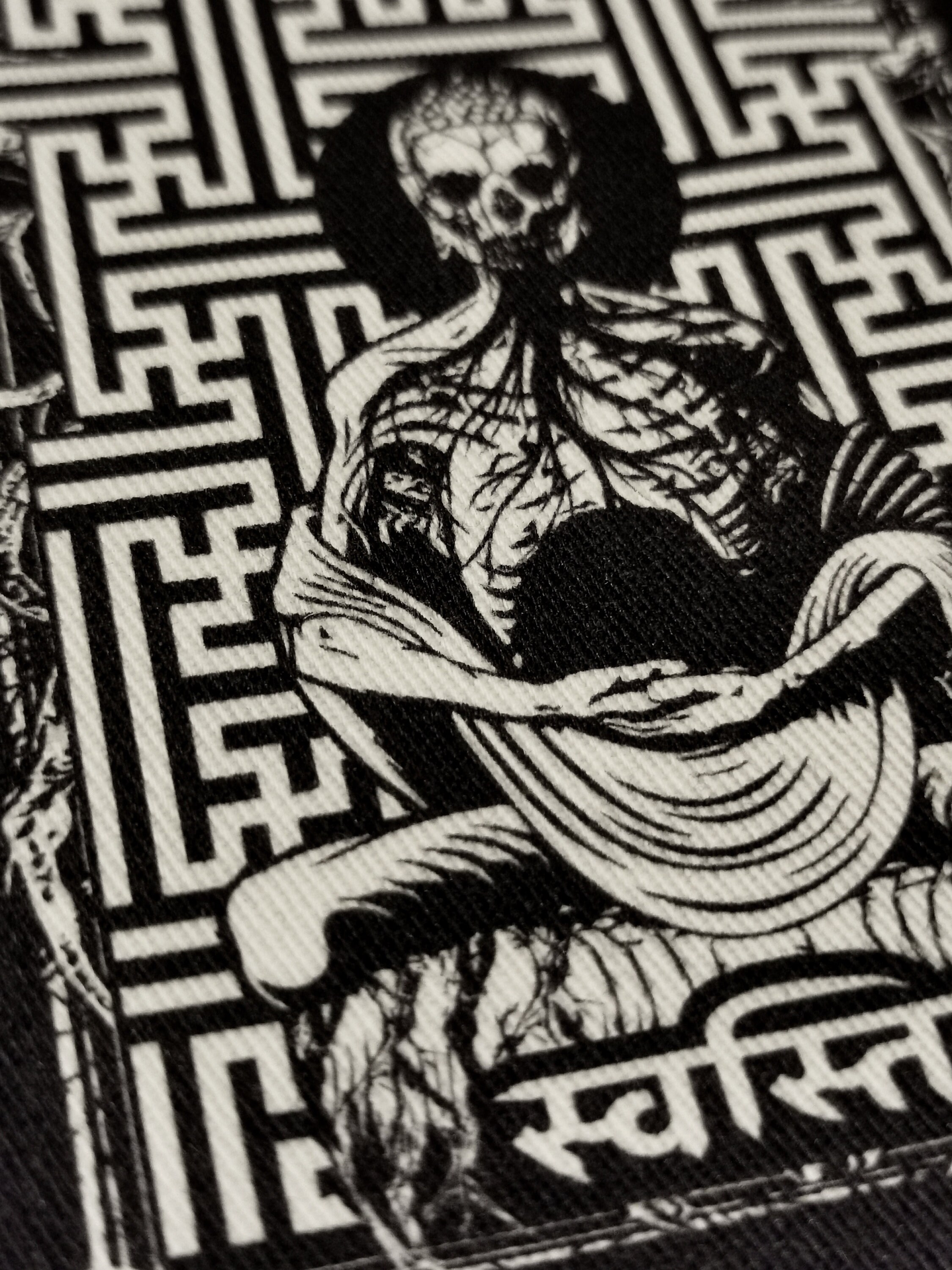 Sayagata Buddha Patch,ancient Swastika Cloth,oriental Buddhist Ritual ...