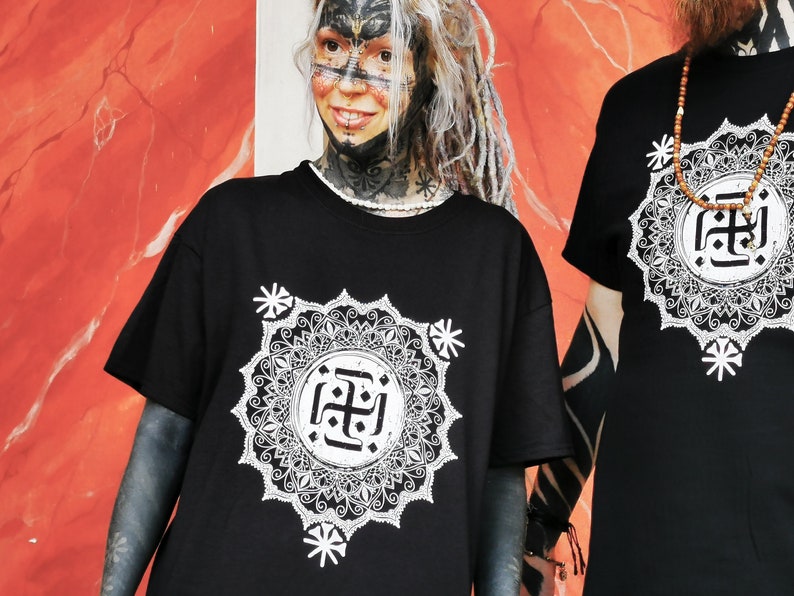 Dingir Swastika Tshirt/top,sumerian Mythology Unisex Shirt,pagan ...