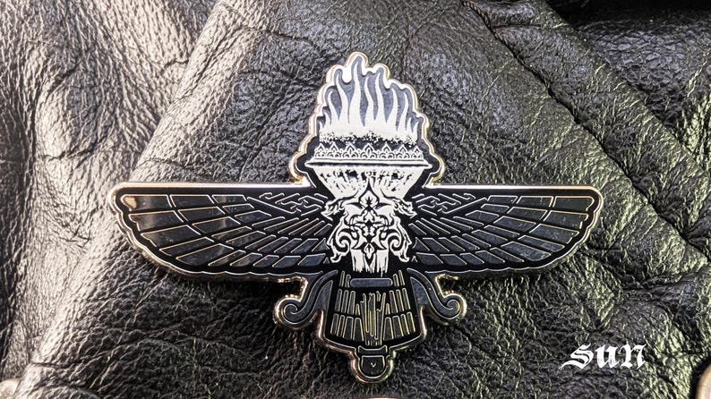 Hard Enamel Pin,oriental Swastika,occult Talisman,esoteric,magic Mystic ...