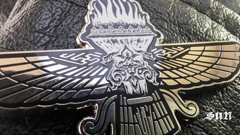 Hard Enamel Pin,oriental Swastika,occult Talisman,esoteric,magic Mystic ...