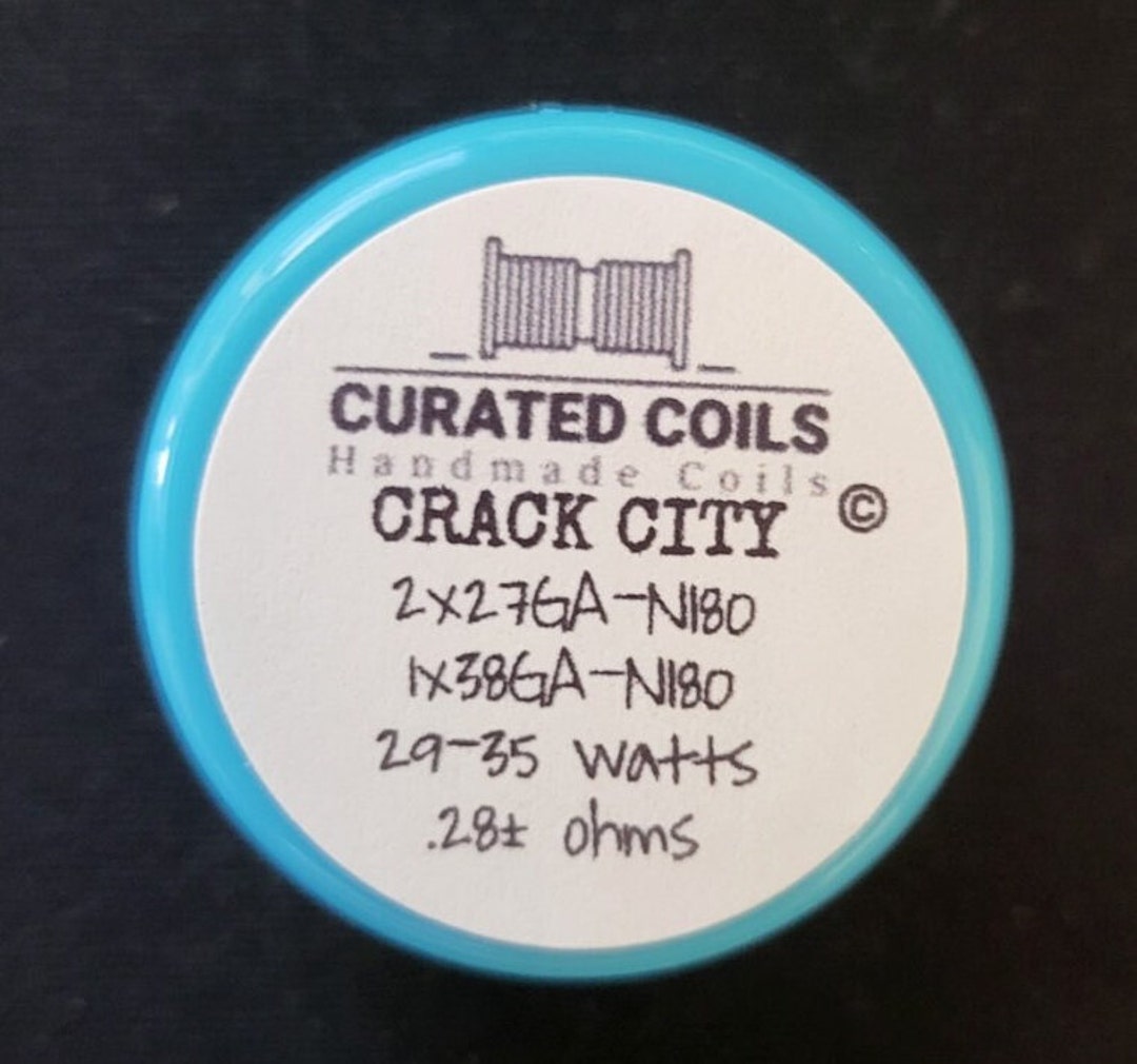 CRACK CITY COIL 2 Core Aliens 2.5mm .28 Ohms , Boro , Aio , Billet Box ...