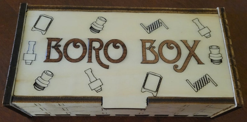 2 Large Custom Boro Box With Logos - Etsy