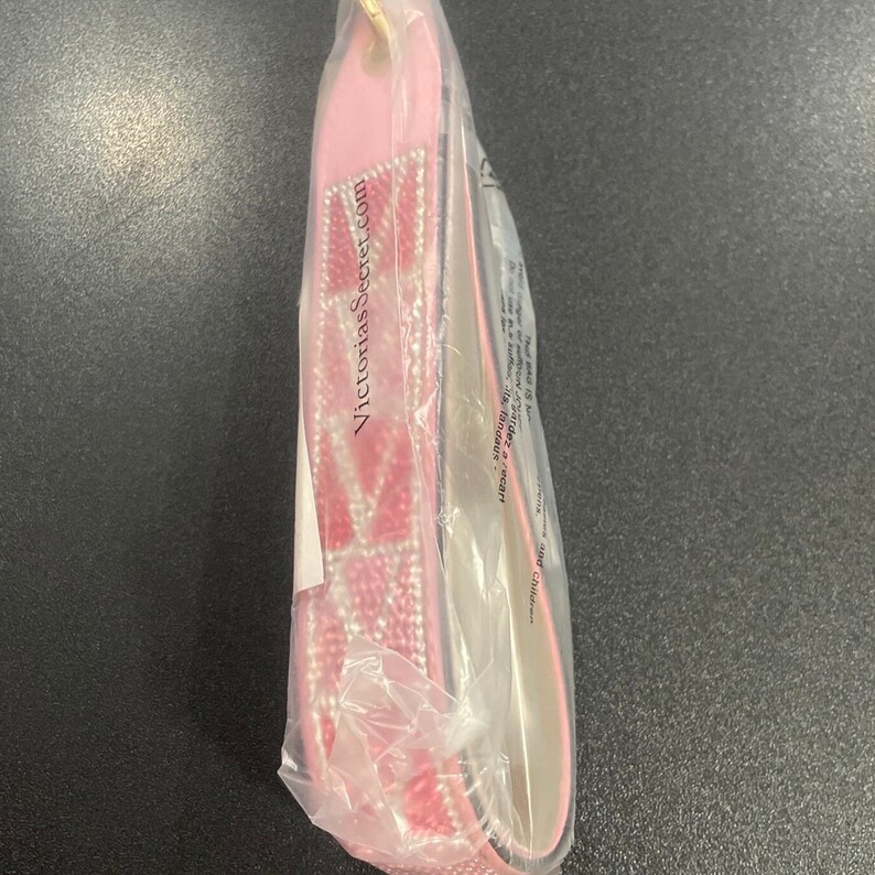 Victorias Secret Keychain Wristlet Strap Bling Rhinestone Pink NEW - Etsy